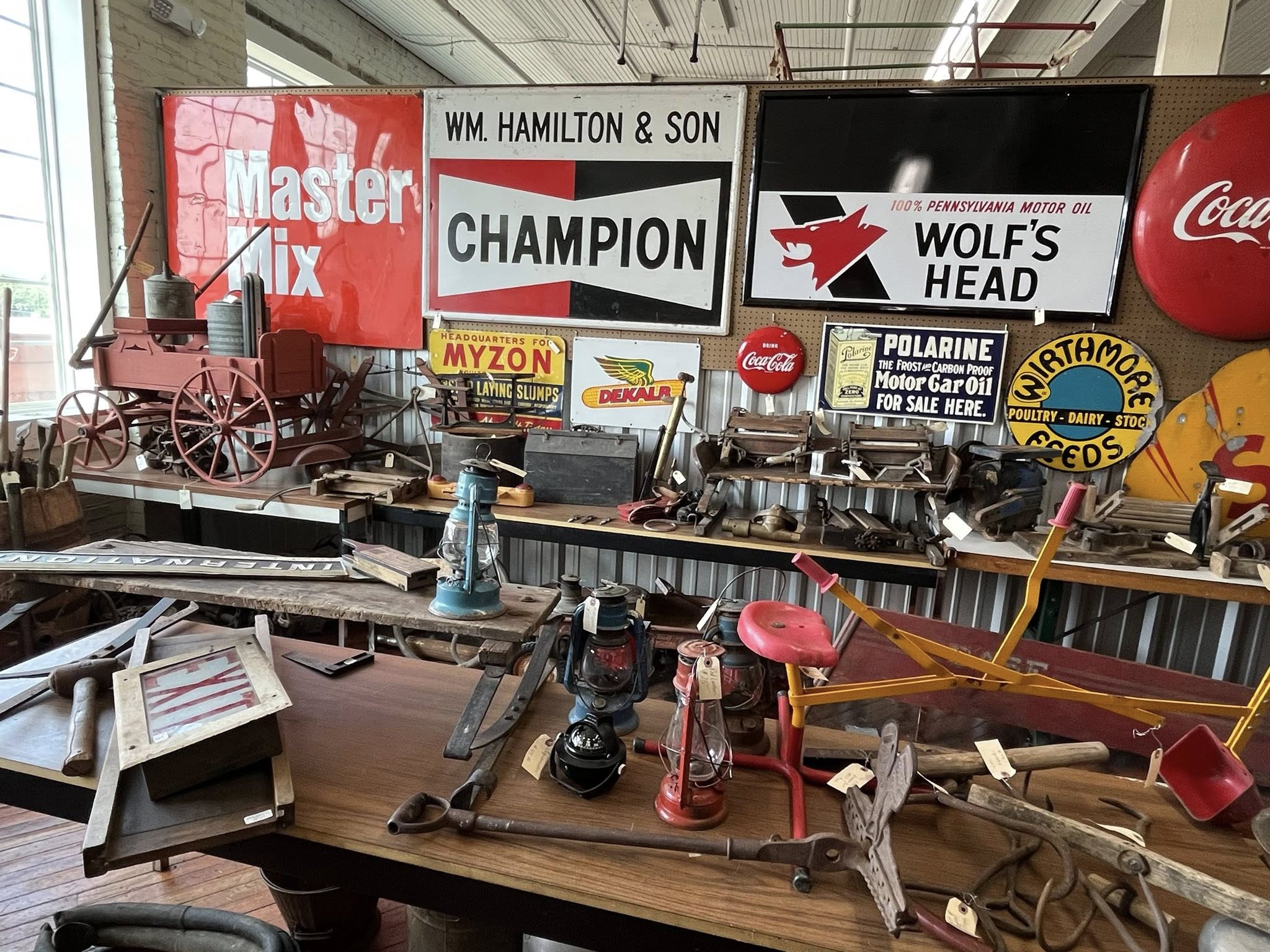 Cure for cabin fever: Olde Shoe Factory Antique Mall in Lancaster ...